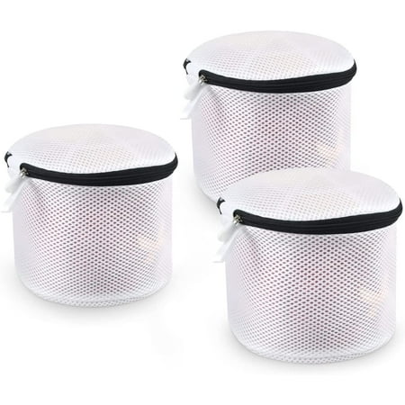 Set of 3 Durable Mesh Laundry Bags for Delicates, Have Hanger Loops (3 ...