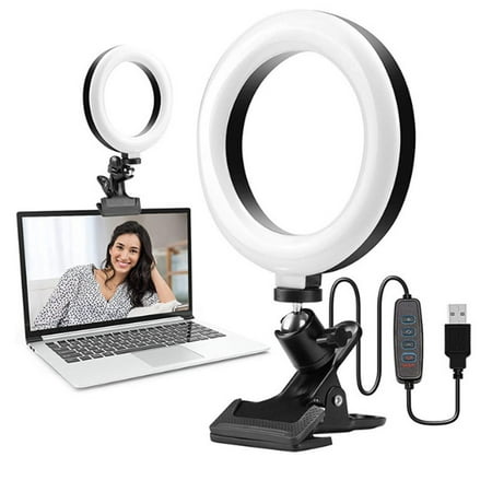 Video Conference Lighting,Webcam Lighting,Ring Light For Monitor Clip ...