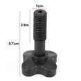 57MM Screws Canopy Fixing Screws Bolt Black Plastic Screws for Garden ...