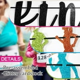 Find Your Happy Pace Banner, Runner Party Decor, Running Race Glitter ...