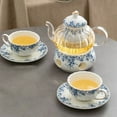 Ceramic Flower Teapot, Glass Tea Set, Hand-painted Porcelain Teapot ...