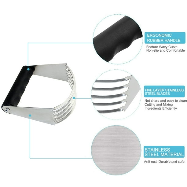 Stainless Steel Pastry Cutter Set,Dough Blender Stainless Steel ...