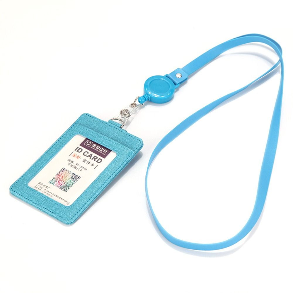 Retractable Lanyards Office School Bank Credit Card Multifunctional PU ...