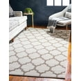 Unique Loom Indoor Rectangle Geometric Modern Area Rugs Beige, 12' 2 x ...