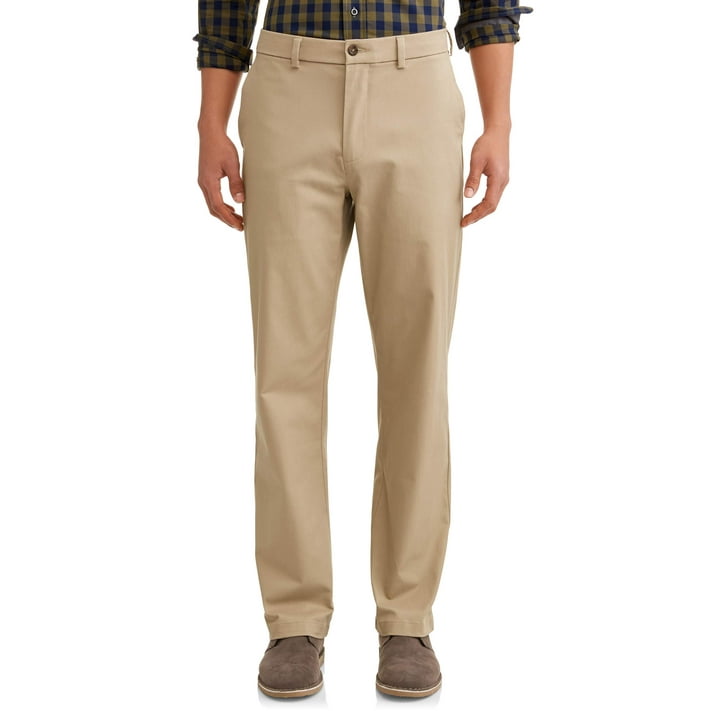 George Big Men's Premium Pleated Regular Fit Khaki Pants - Walmart.com