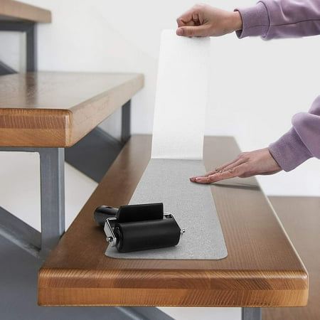 HTAIGUO 15-Pack Pre-Cut 4"x40" Non-Slip Stair Treads Tape, 50 Feet Long ...