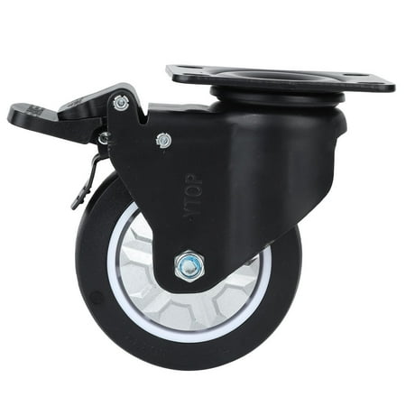 Heavy Duty Casters, Swivel Plate Castors Low Frictional Resistant Low ...