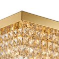 HOOMEDELIER L47'' Rectangular Chandelier, Modern Light Fixture with ...