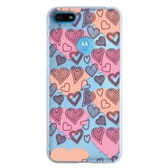 Funda InstaCase para Moto E7i Power Antigolpes Corazones Manchas ...