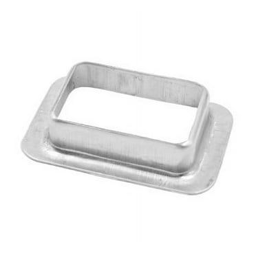 Guttergate White Plastic Rectangular Downspout Adapter, 3 x 3 x 4 in ...