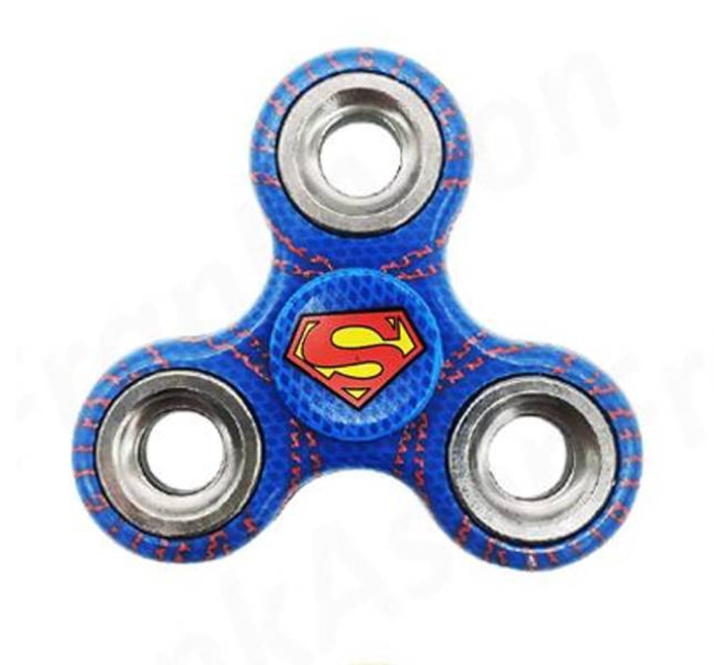 Superman Fidget Spinner Superman Superhero Style Quality Spinner TOY ...