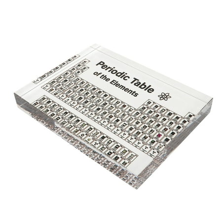 Periodic Periodic Table With Real Elements Inside Clear Acrylic ...