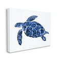 Stupell Industries Blue Speckled Sea Turtle Marine Animal Illustration ...