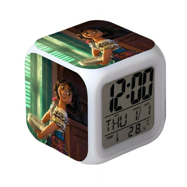 SAYDY Anime Magic Full House Alarm Clock LED Square Clock Digital Alarm ...