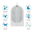 MsKitchen Garment Bags 24''x40'', Waterproof Breathable Clothes Storage ...