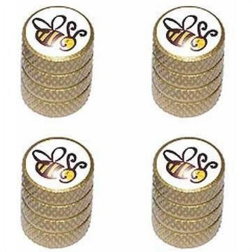 Bumble Bee Tire Rim Wheel Aluminum Valve Stem Caps, Multiple Colors ...