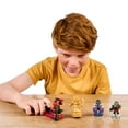 Akedo Beast Bite Strike Starter Pack: 3 Mini Battling Figures, Joystick Controller, Fighting ...