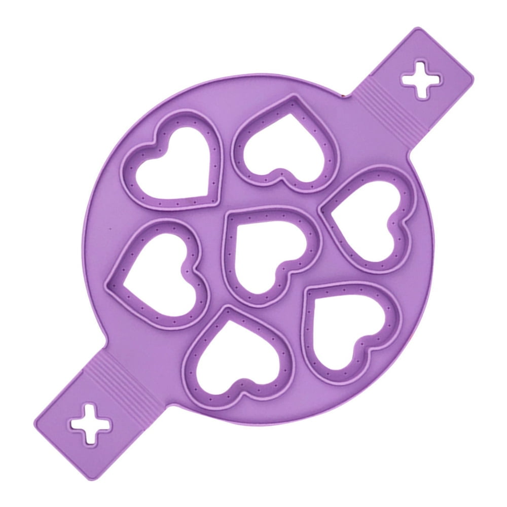 CHUANK Flip Cooker Pancakes Mold - Silicone Pancake Molds 7 Circles ...