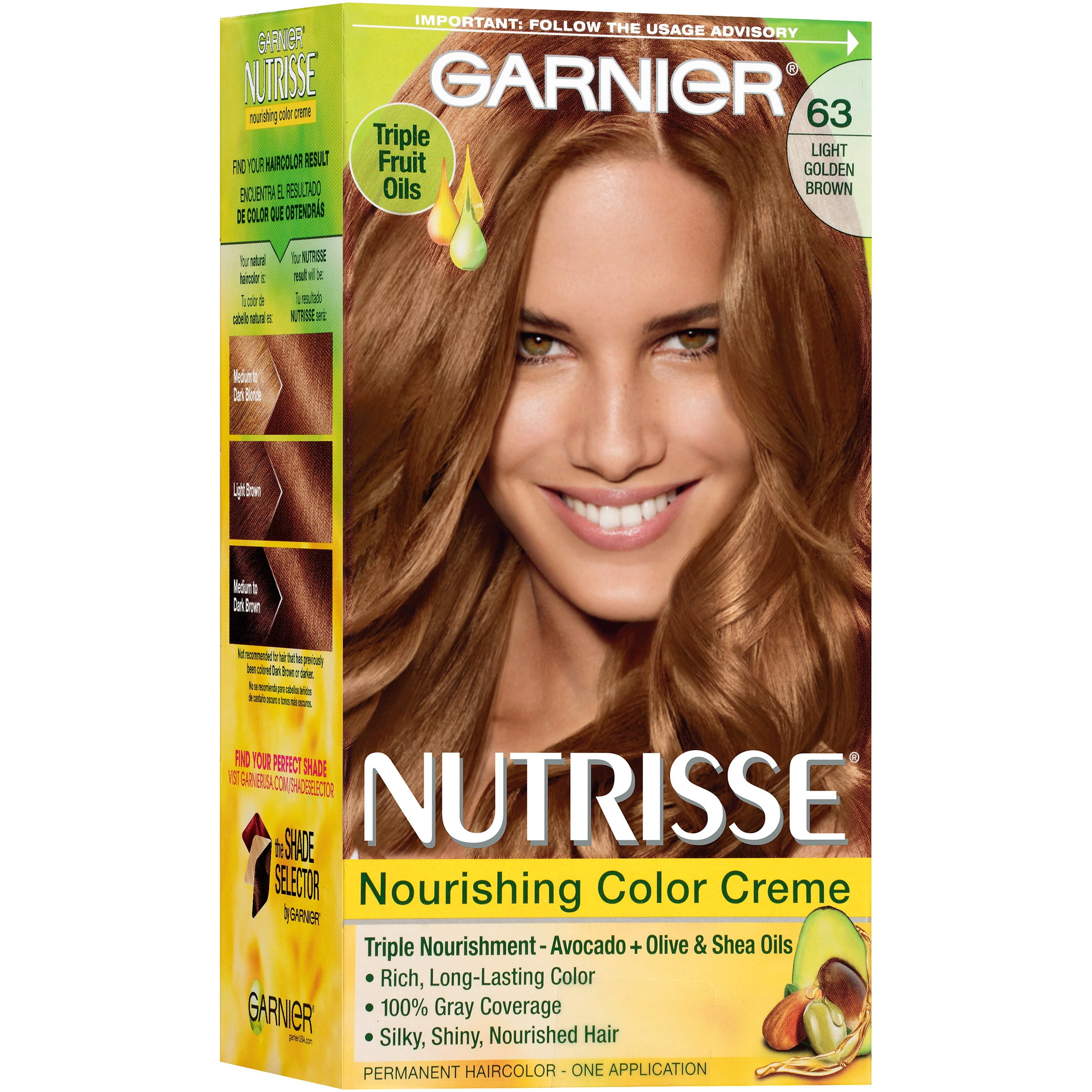 Garnier Nutrisse Nourishing Permanent Hair Color Creme - 63 Light ... Garnier Nutrisse Nourishing Permanent Hair Color Creme - 63 Light ...