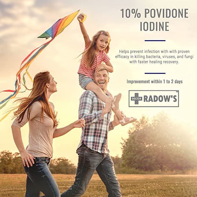 Buy Doctor Radow’s Povidone Iodine First Aid Antiseptic Ointment 10% 3X ...