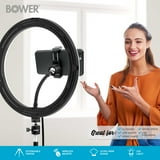 Bower 12” Studio Light USB Power Ball-Head Mount 62" Adjustable Tripod ...