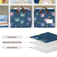 Rectangle Storage Basket with Handles Cute Crabs Collapsible Storage ...