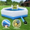 WARSUN 15FT Gaga Ball Pit Inflatable Premium Portable Gaga Ball Pit ...