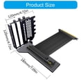 Vertical GPU Mounting Bracket GPU Holder 90 Degree PCIe X16 Extension ...