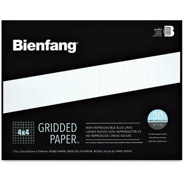Bienfang Designer Grid Paper Pad, 50 Sheets,, 8" x 8" Grid, 11" x 17 ...