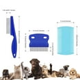 ACDANC 2026 New Flea & Lice Comb for Pets, Metal Teeth, Durable ...