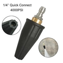 4000 PSI Dual Turbo Nozzle, EEEEkit Pressure Washer 4-6 GPM 1/4" Quick ...