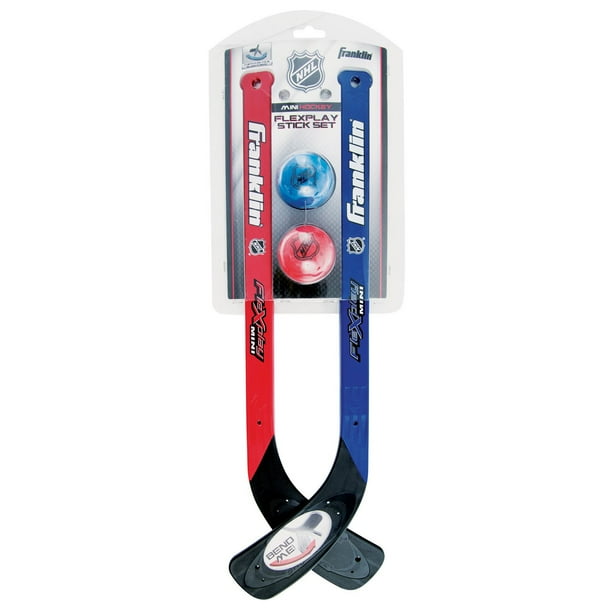 Franklin Sports Mini Hockey Flex Stick and Ball Set - Play Knee Hockey ...