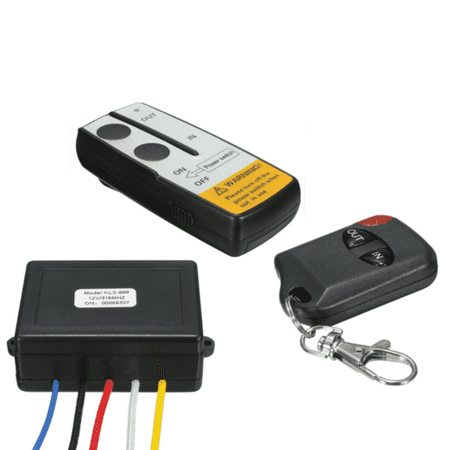 315MHz 50ft Winch Wireless Remote Control Set for Truck Jeep ATV Warn ...