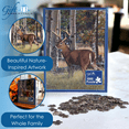 Gift Essentials Jigsaw Puzzle 1000 Piece, Whitetail Deer, Fall, Adults ...
