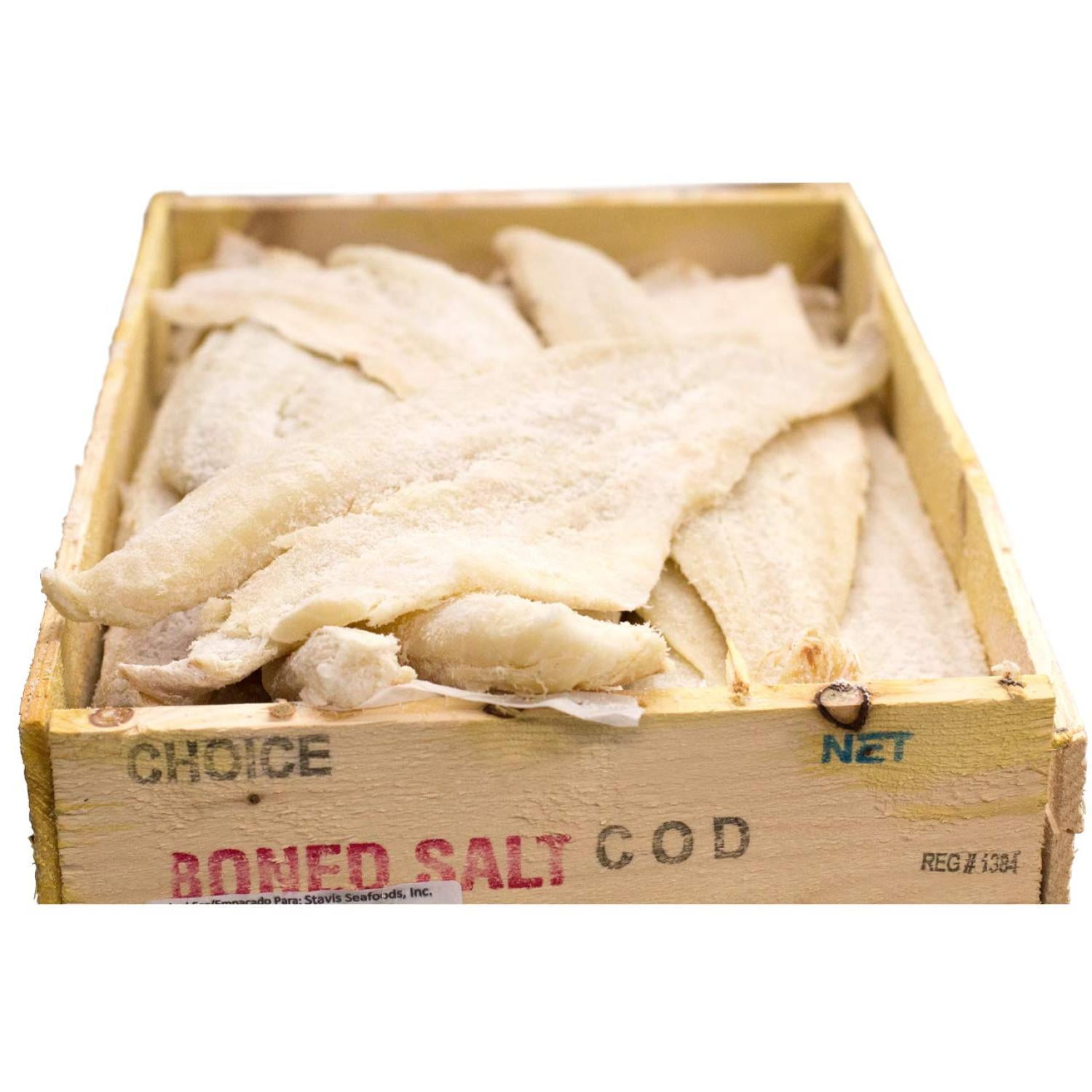 Baccala Salt Cod, 4 LBS, Wild caught Canadian by Robert Wholey & Co ...