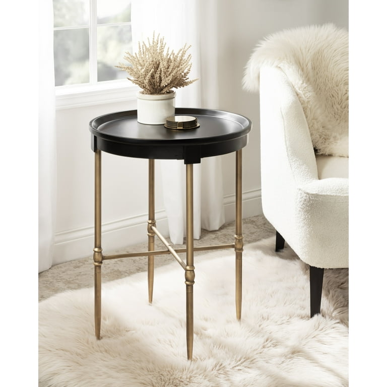 Black antique side table store