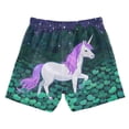 BZSMCE Beach Shorts Trunks Quick Dry Short Unicorn Star Of Printed ...