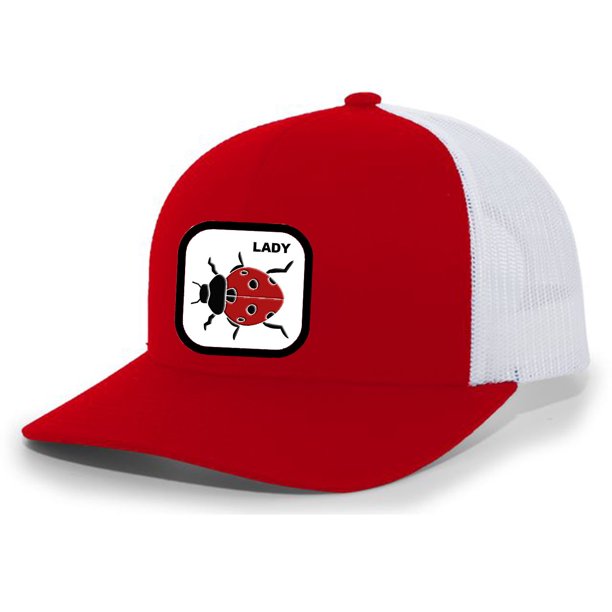 Heritage Pride Lady Bug Hat Animal Embroidered Mesh Back Trucker Hat ...