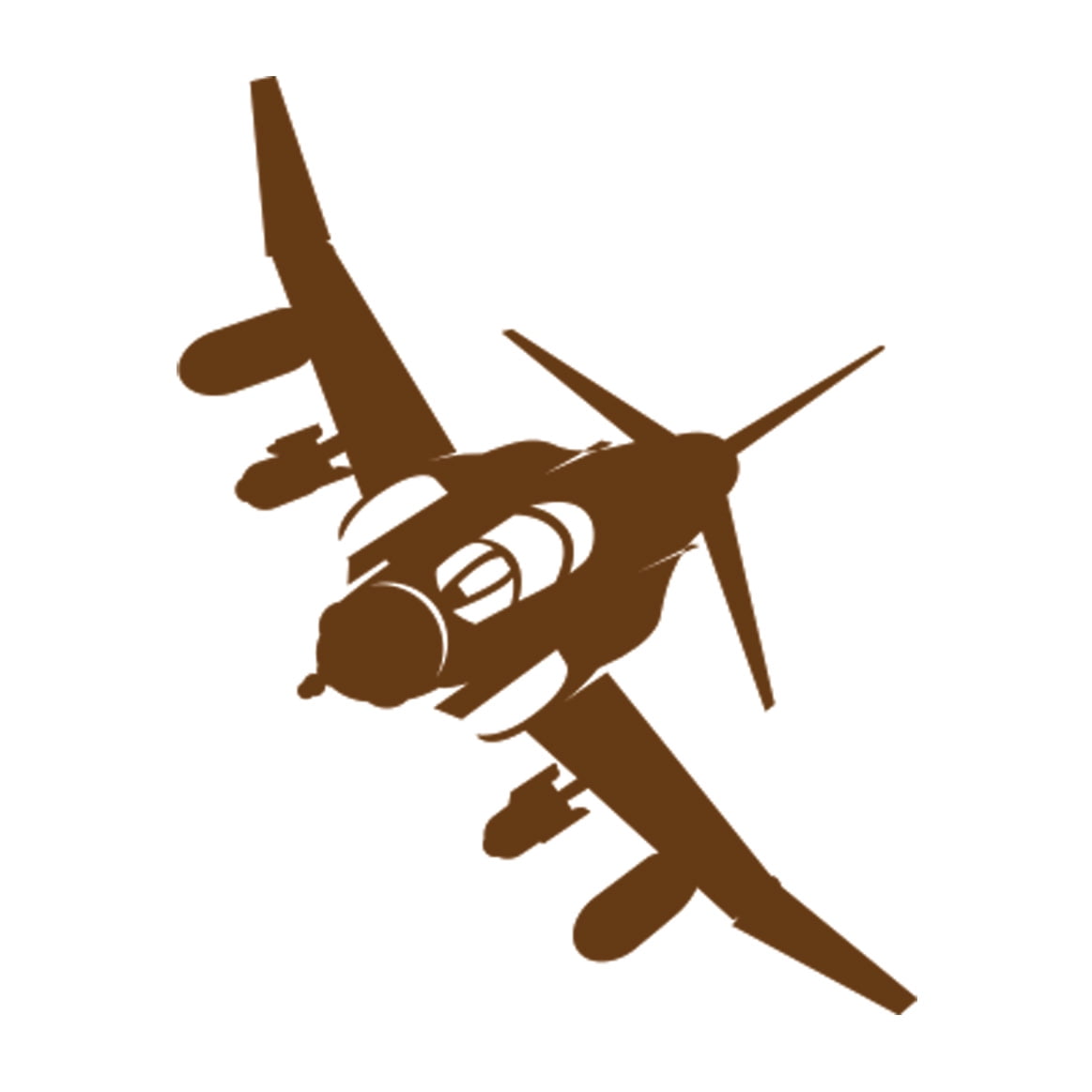 F-4 Phantom Angled Sticker Decal Die Cut - Self Adhesive Vinyl ...