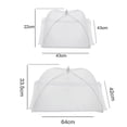 Food Cover Mesh Folding Washable Flies Tables Cover Insect Proof ...