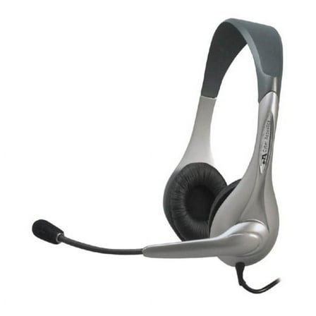 Cyber Acoustics Wired Noise Cancelling Stereo Headset & Boom Mic for PC ...