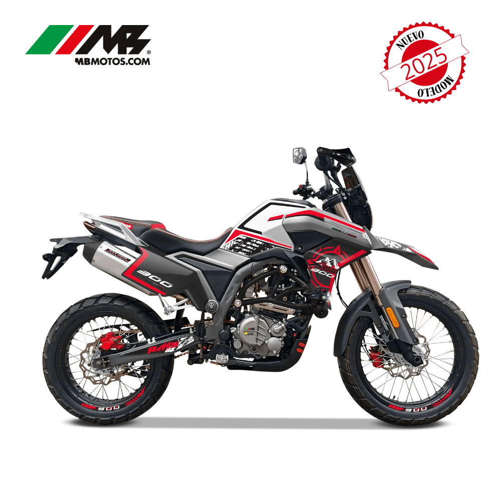 Motocicleta Doble Propósito MB XROAD 300 PERFORMANCE ROJO 2025 ...