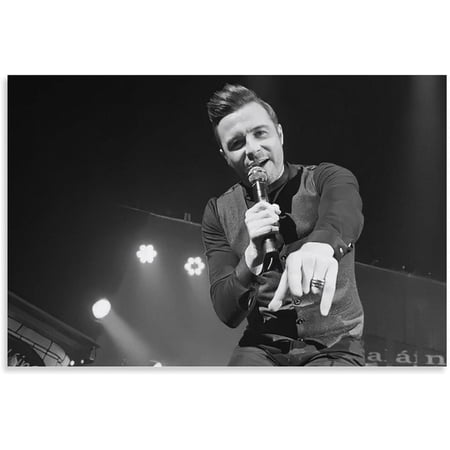 PPHAOSHO Shane Filan Musique Rock Star Affiche Peinture Sans Cadre ...