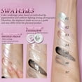 Glitter Shimmer Metallic Eyeshadow Cream,Long-Lasting Eye Makeup Primer ...