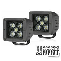 2X 3" LED Work Light Bar Spot Cube Pods Driving Fog Lamp Off Road Truck ...
