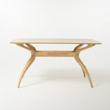 Noble House Logan Mid-Century Modern Wood Dining Table, Natural Oak ...