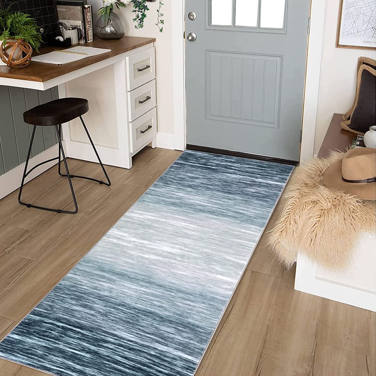 Kitchen Runner Rug 2x6 Non Slip Hallway Runner Rug Soft Entry Floor Mat ...