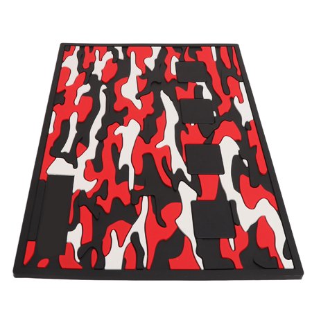 Salon Tool Countertop Pad, Barber Tool Mat Large Area Camouflage ...