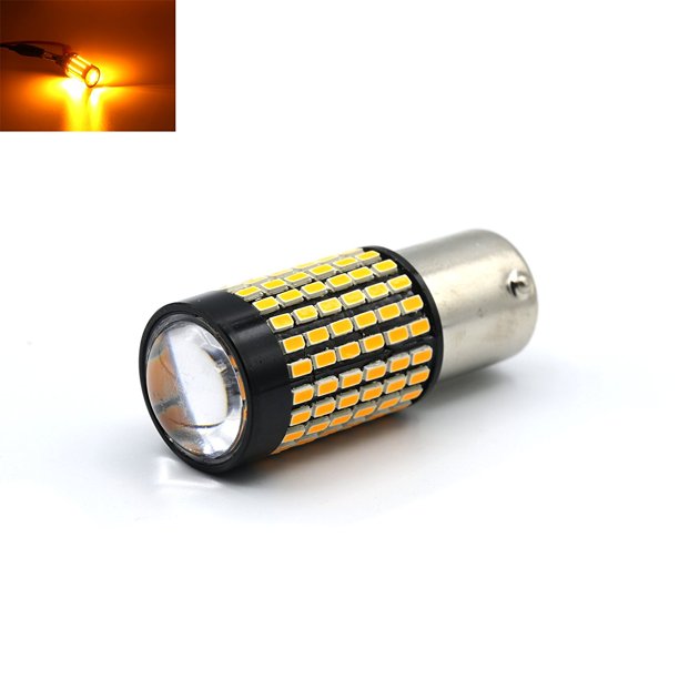 1157 Amber Yellow 50W High Power 3014 Chip LED Projector Turn Signal ...