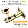 12Pcs Keyless Entry Door Lock Heavy Duty Privacy Doors Handles With ...